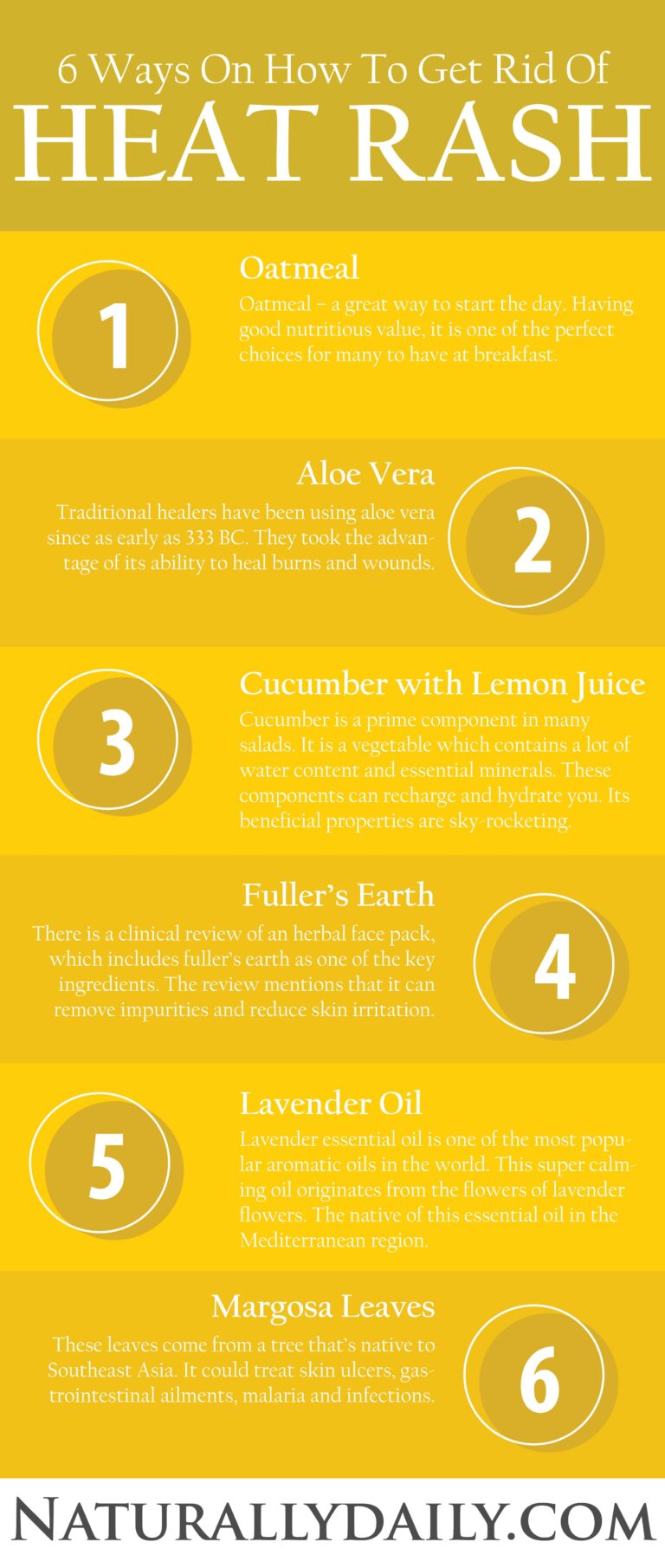 How to Get Rid of Heat Rash: 19 Fast Home Remedies - Naturally Daily