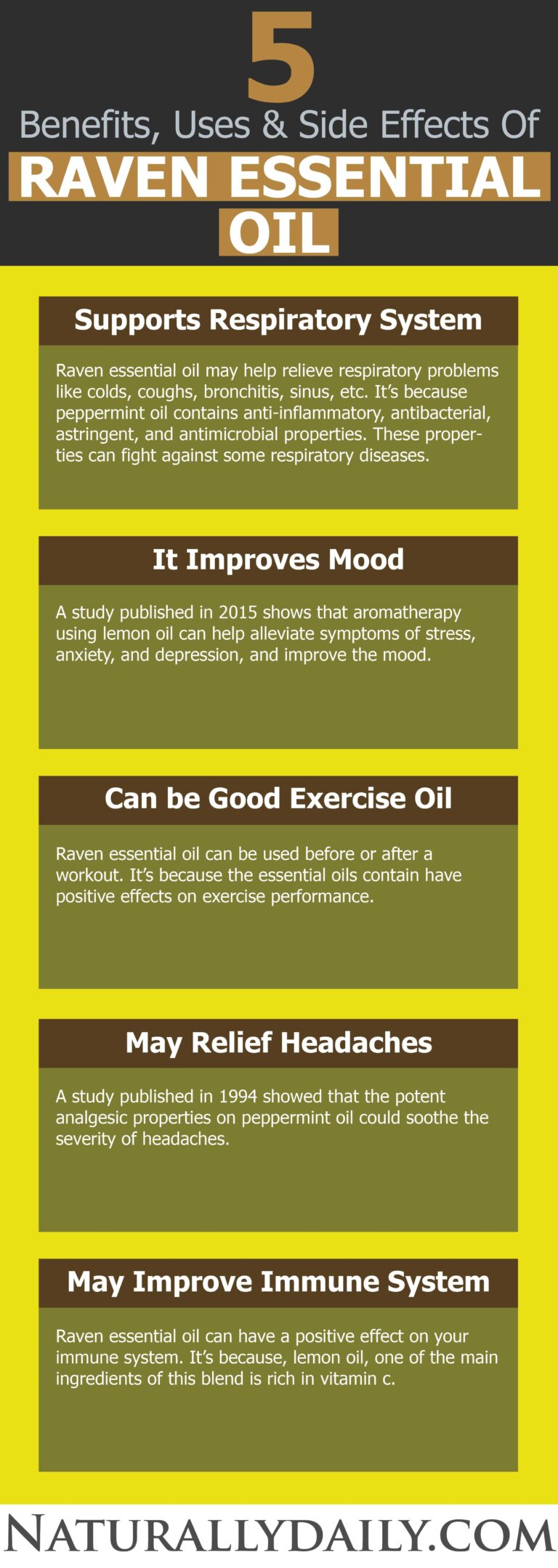 Raven Essential Oil: Benefits, Uses, and Precautions